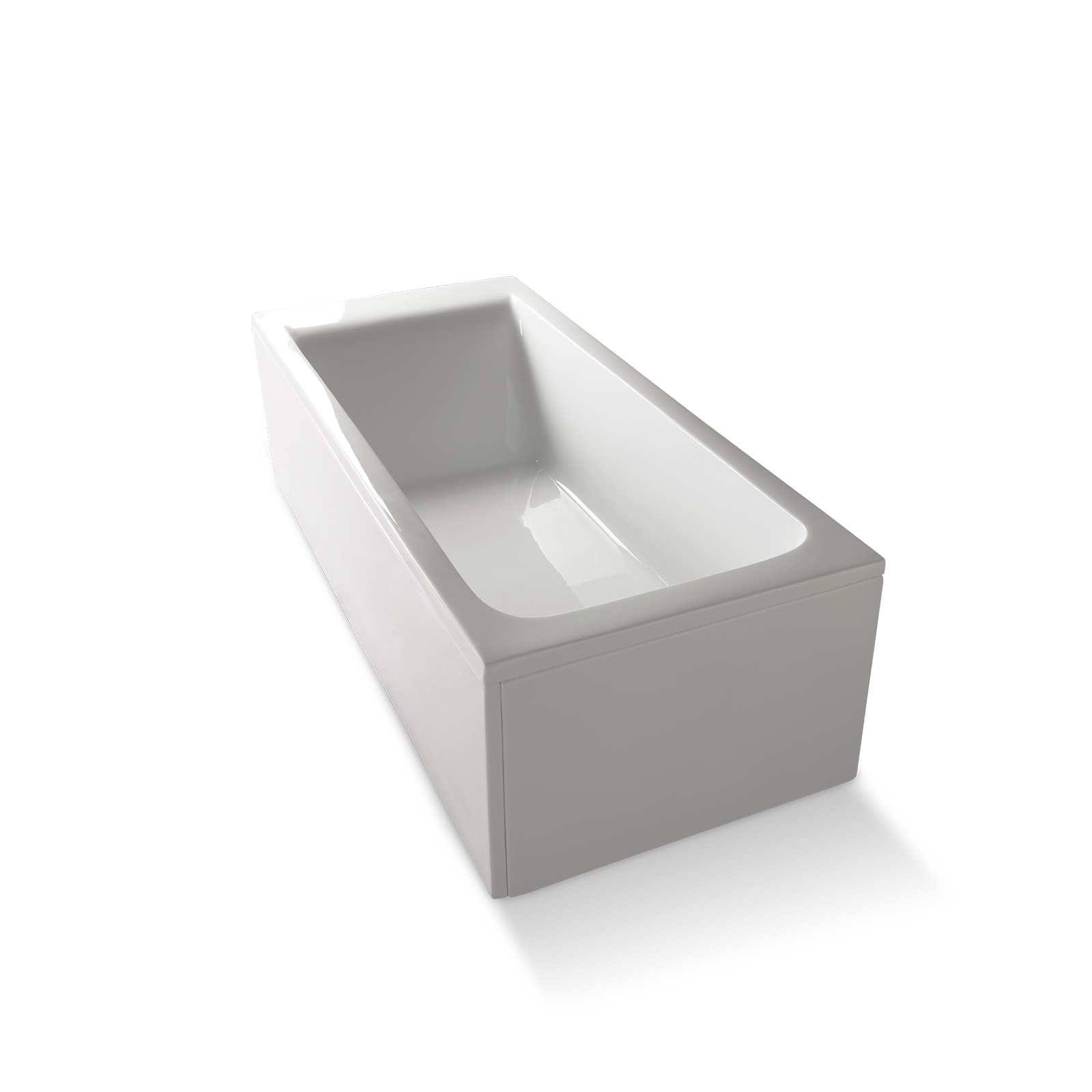 Vasca da bagno con rubinetteria e poggiatesta App | Treesse